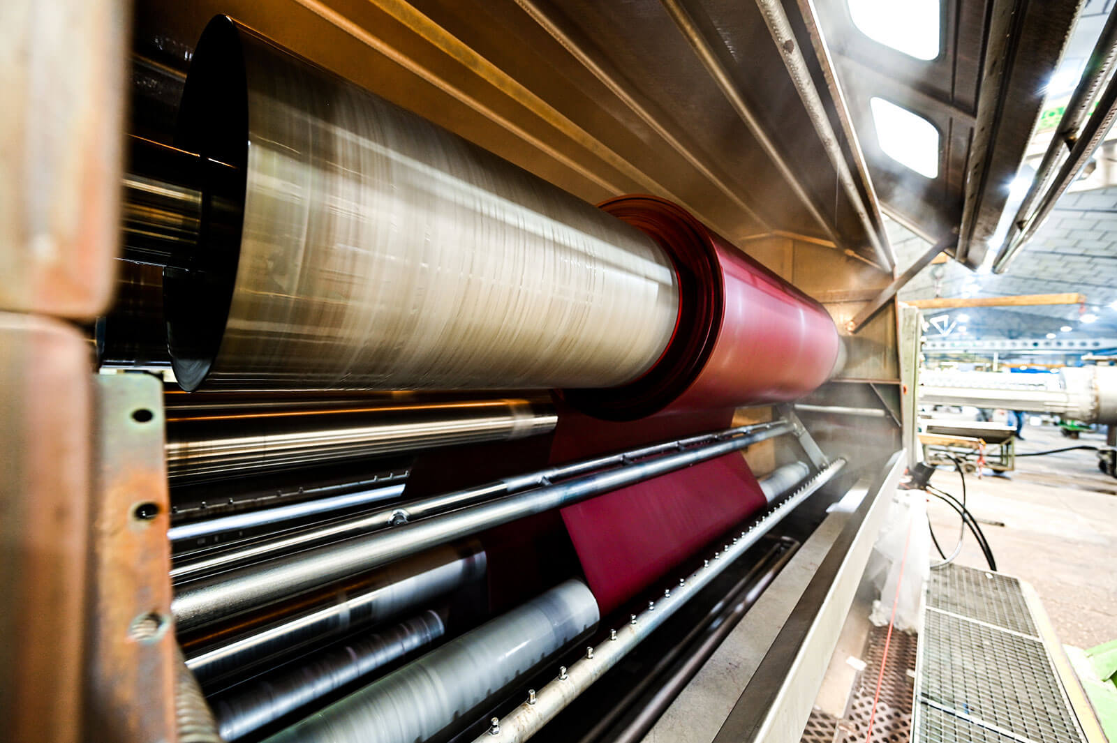 Teintureries de Tarare - Un parc machine industriel de grande capacité